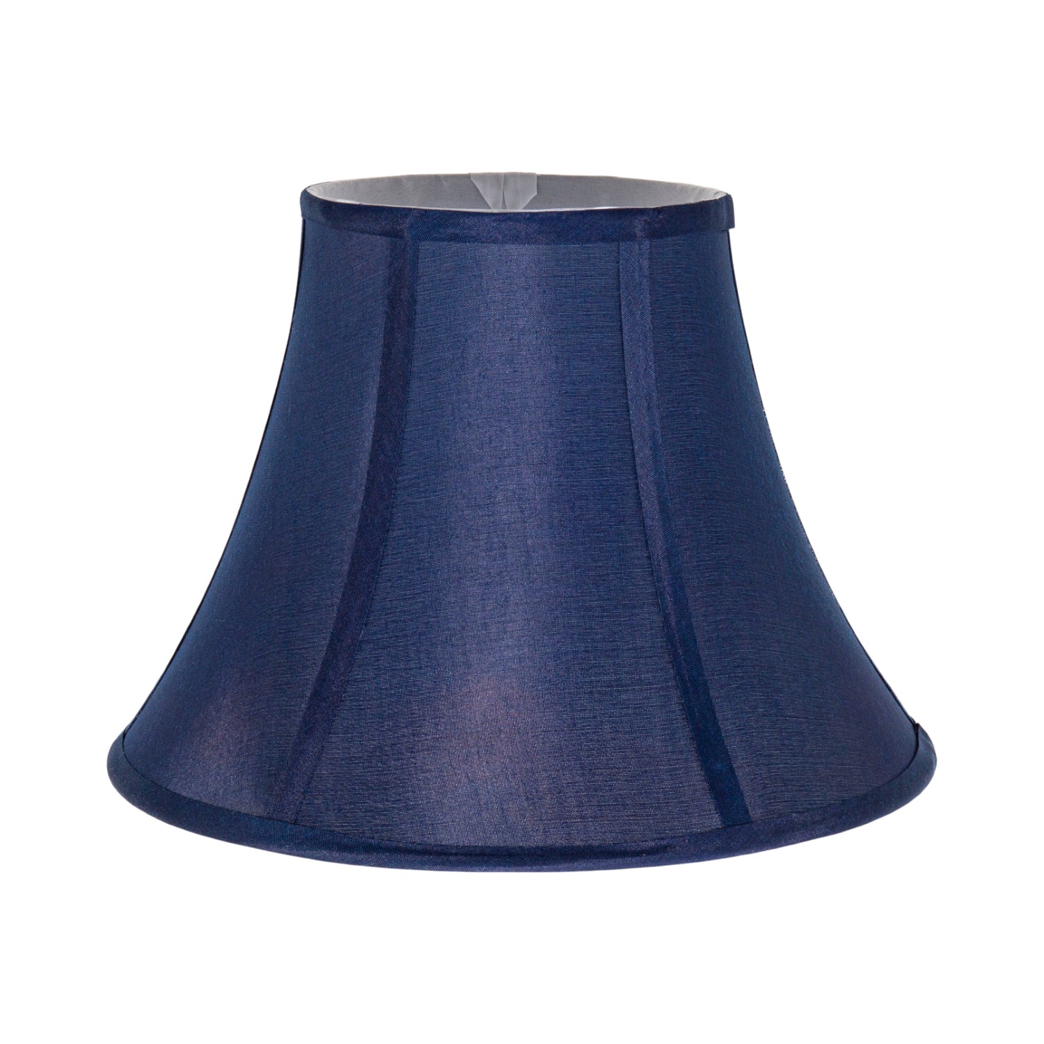 Traditional Empire Shaped 12 Inch Lamp Shade in Rich Silky Navy Cotton